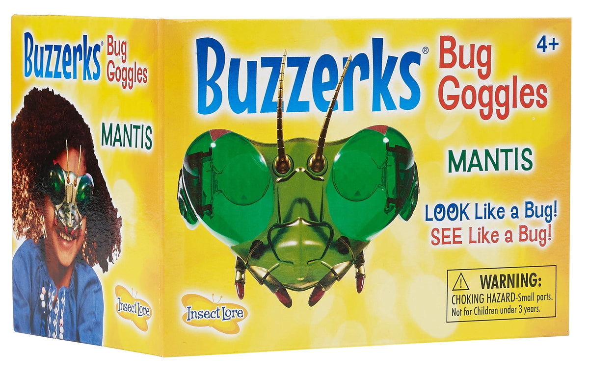 Praying Mantis Buzzerks® | Bug-Themed Goggles with "Bug Vision ...