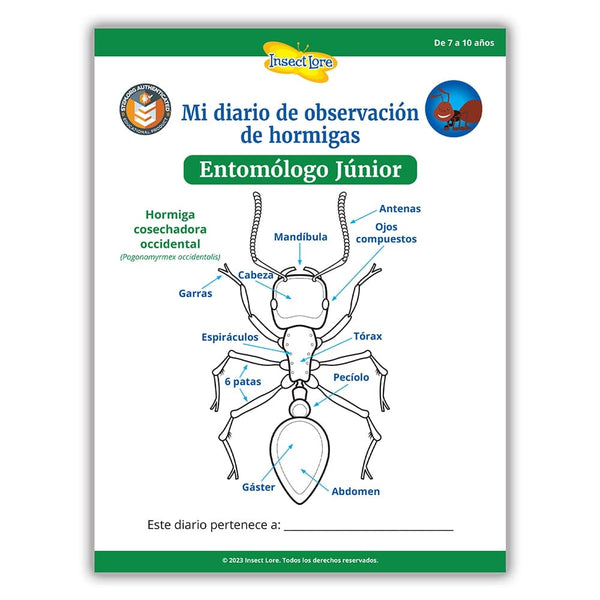 Spanish Ant Observation Journal for Junior Entomologists - Insect Lore